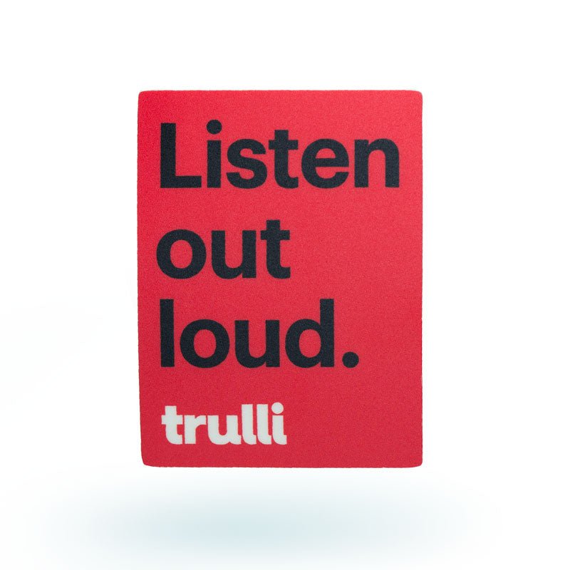 Trulli Listen Out Loud Square Sticker Pack